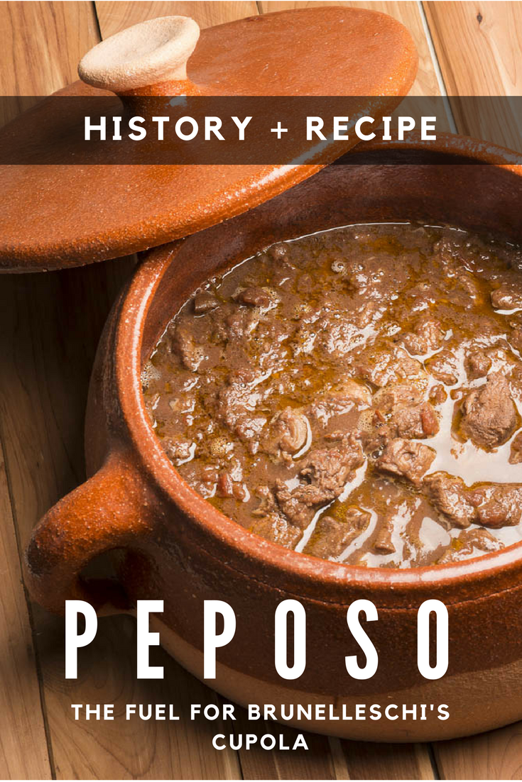 Peposo recipe and history of the fuel of Brunelleschi's dome